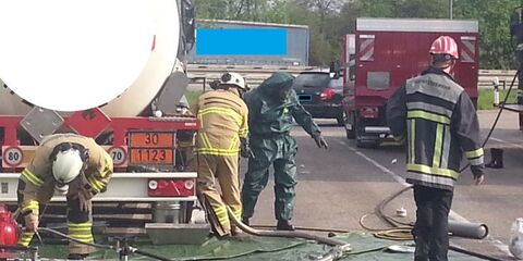 Gefahrguteinsatz mit der BASF Werkfeuerwehr Ludwigshafen (TUIS)